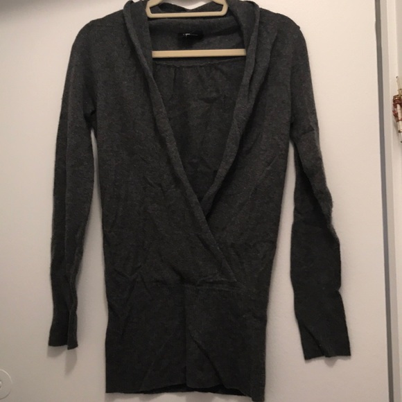 Aqua | Sweaters | Cashmere Open Neck Sweater | Poshmark